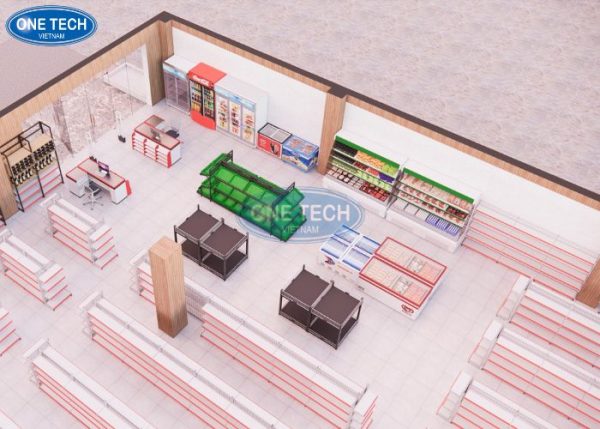 1001+ mẫu thiết kế siêu thị mini đẹp, tiện lợi, miễn phí thiết kế