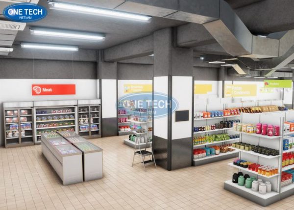 1001+ mẫu thiết kế siêu thị mini đẹp, tiện lợi, miễn phí thiết kế
