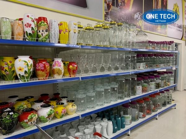 Kệ trưng bày gốm sứ thiết kế đẹp, hiện đại, bắt kịp xu hướng