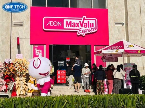 Dự án lắp đặt kệ siêu thị tại Aeon Maxvalu Nam Thăng Long